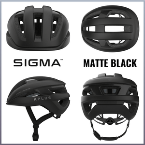 KPLUS SIGMA Cycling Helmet (Black/Grey/White)